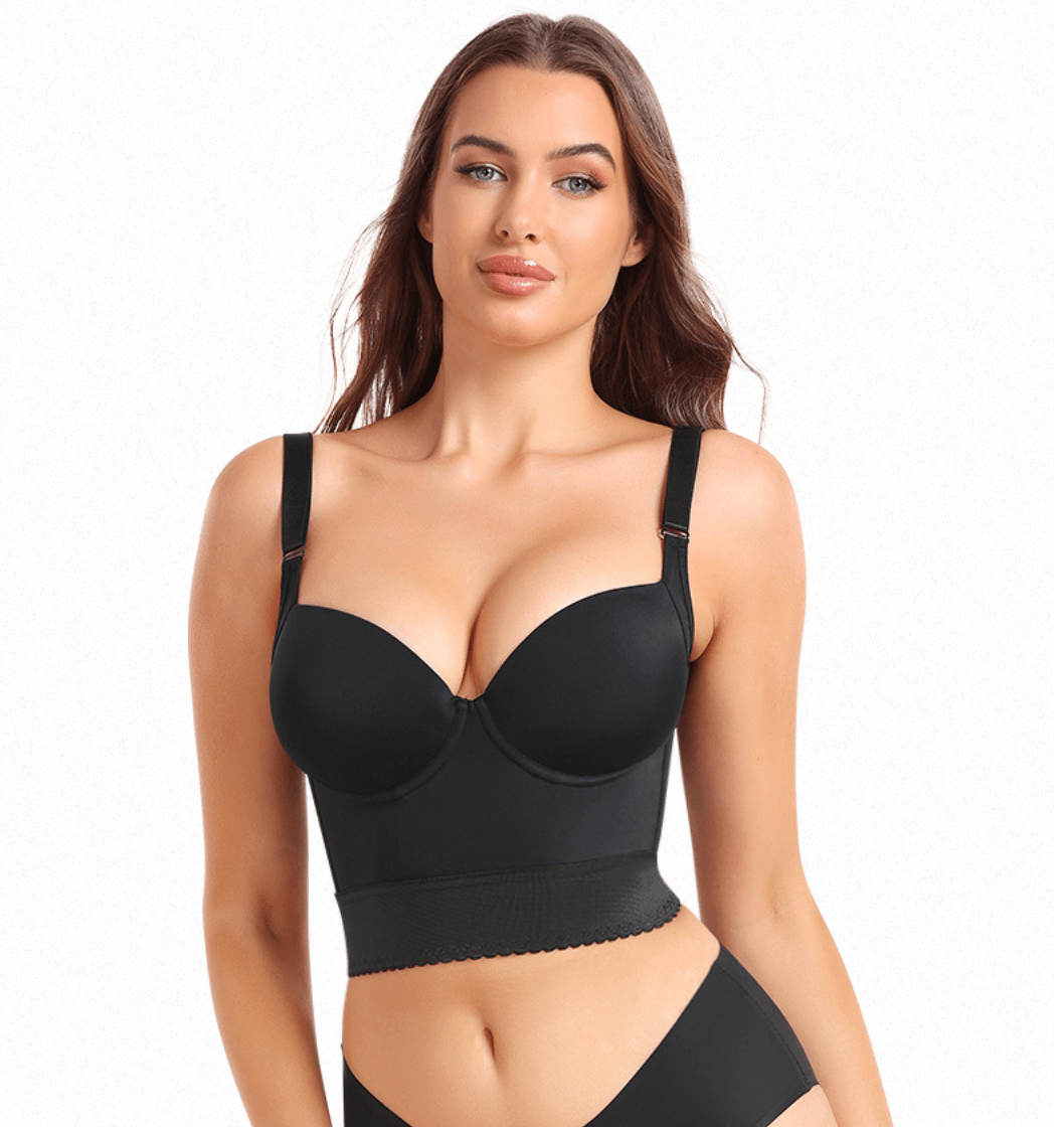 Corset De Femme Avec Soutien Gorge Long Intégré Curvypower Fr